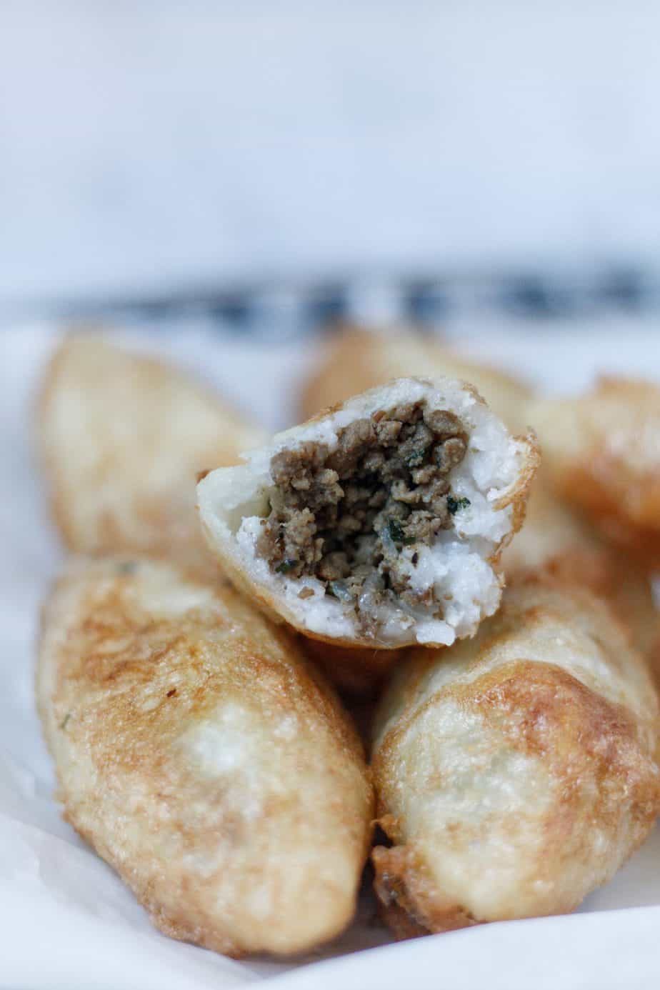 kubba Halab | Stuffed rice dumplings with ground beef