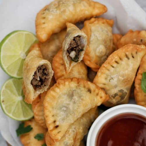 Samosa from Scratch - Samosas Dough from Scratch with Beef filling
