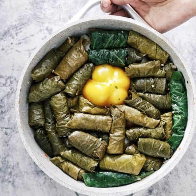 Vegetarian Stuffed Grape Leaves Recipe (Dolma)